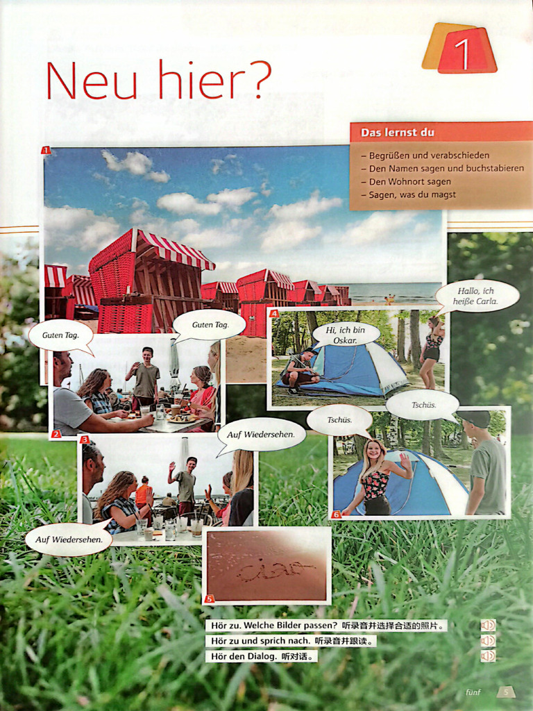 1 - Prima Deutsch A1.1 Lektion1 | PDF