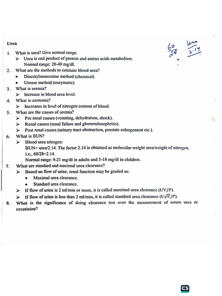Viva Urea Estimation | PDF