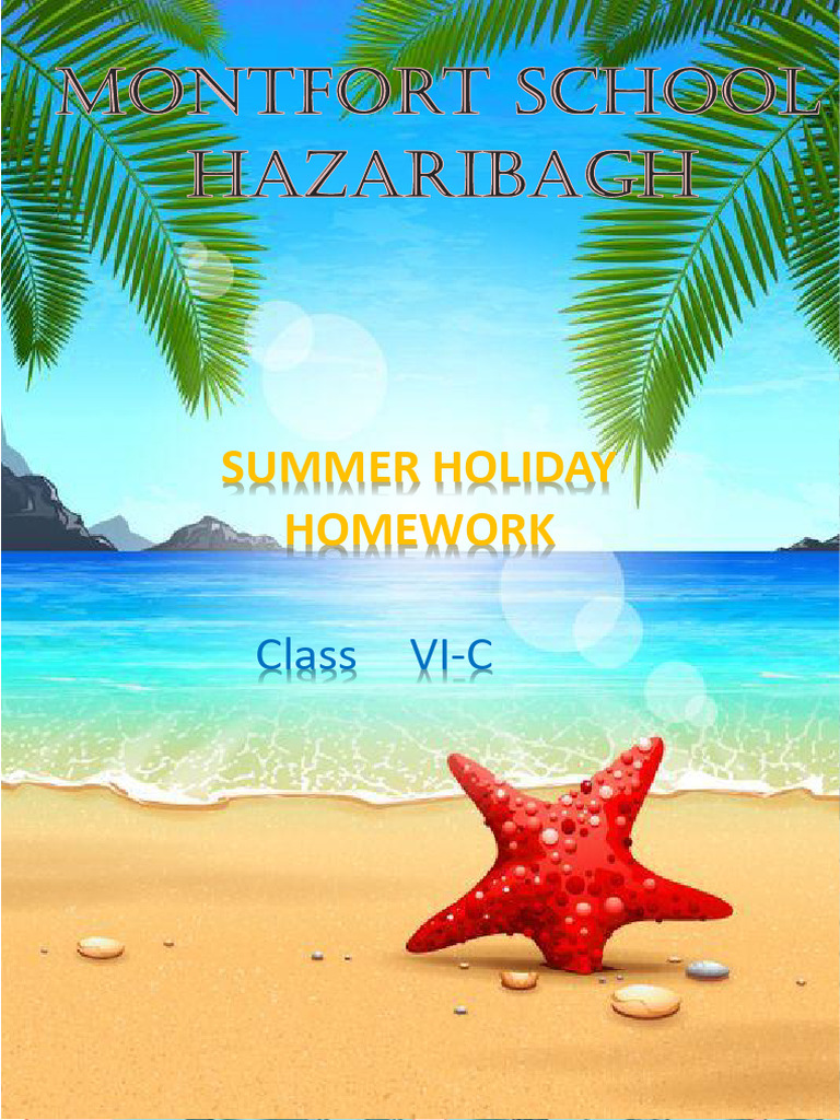 STD-VI-C-SUMMER HOLIDAY HOMEWORK-2025 | PDF | Leaf | Infection