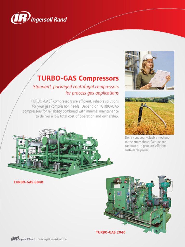 Efficient TURBO-GAS Compressors Overview | PDF | Biogas | Gases