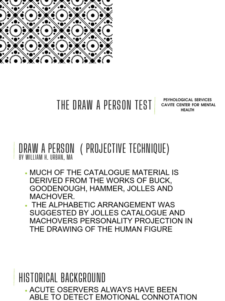 Understanding the Draw A Person Test | PDF | Anger | Psychology