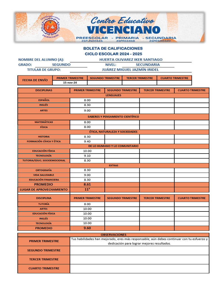 Boleta Iker Santiago | PDF | Aprendizaje