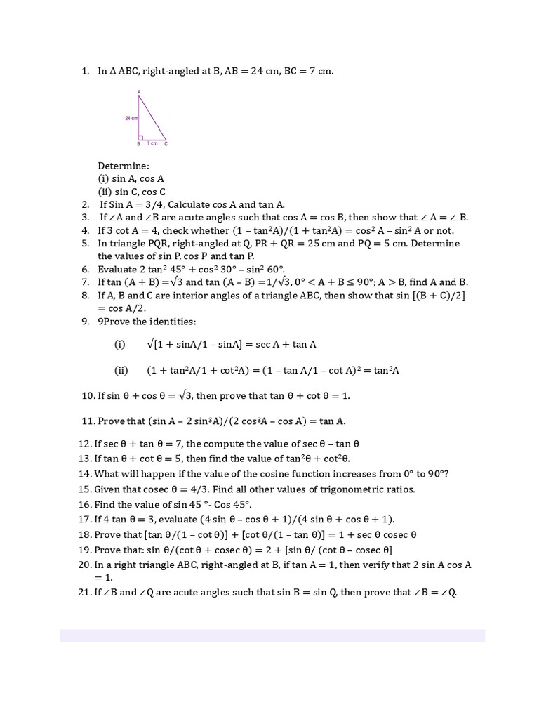 Introduction to Trigonometry | PDF
