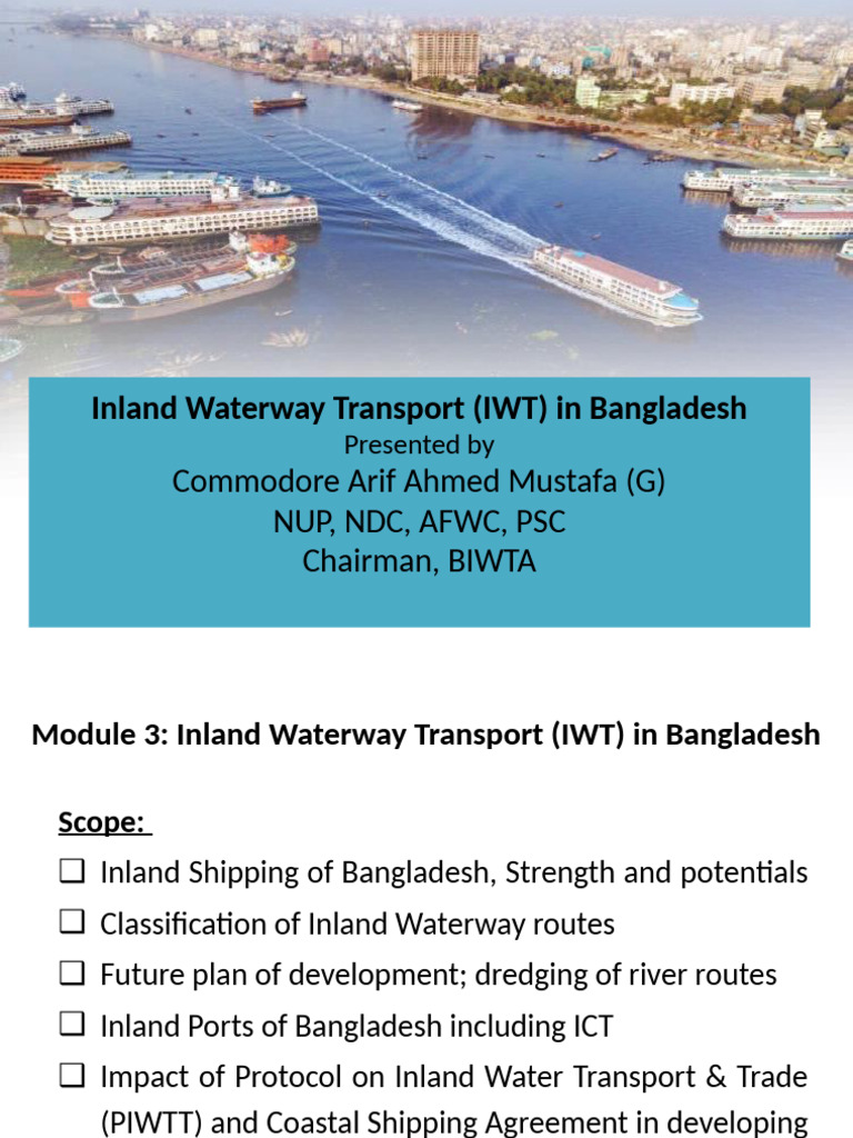 Inland Waterways Presented by BIWTA | PDF | Water | Hydrology