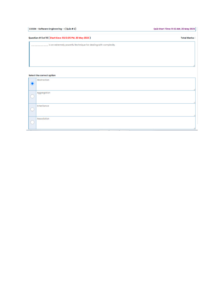 CS504 QUIZ 2 PART 2 | PDF