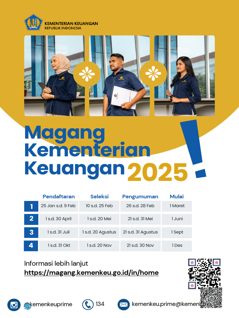 Pendaftaran Magang Kemenkeu 2025 | PDF