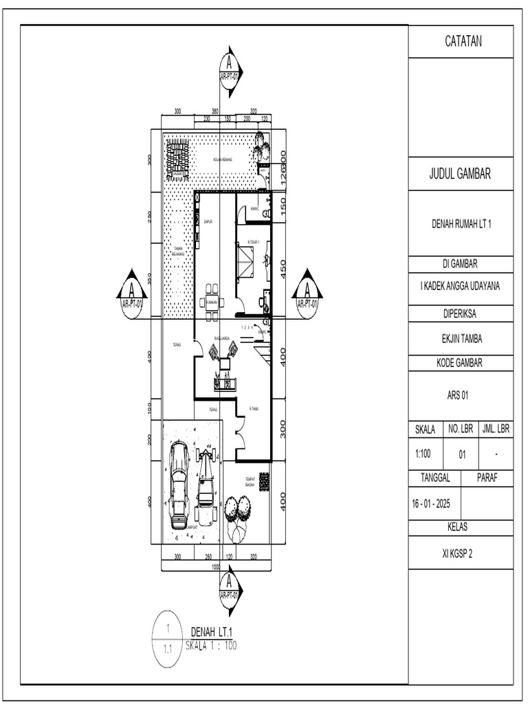 Denah Lt 1 Tamba | PDF