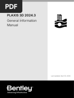 PLAXIS - 2D - 2024.1 - 2D - 0 - General Information Manual | PDF