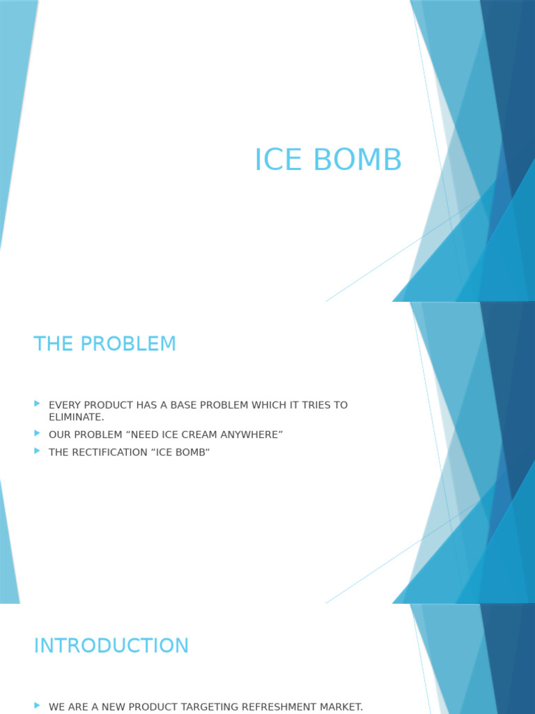 Ice Bomb | PDF