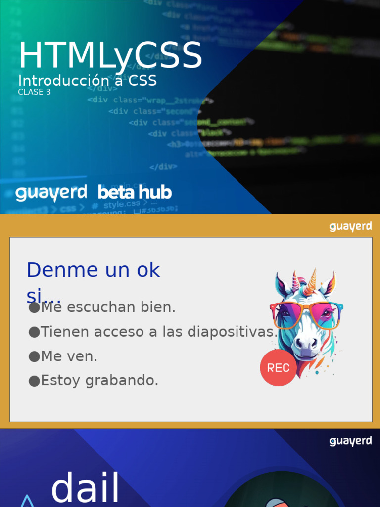 Clase 3 - Intro A CSS | PDF | ciberespacio | Medios interactivos