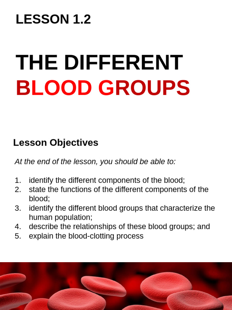 Understanding Blood Groups and Functions | PDF