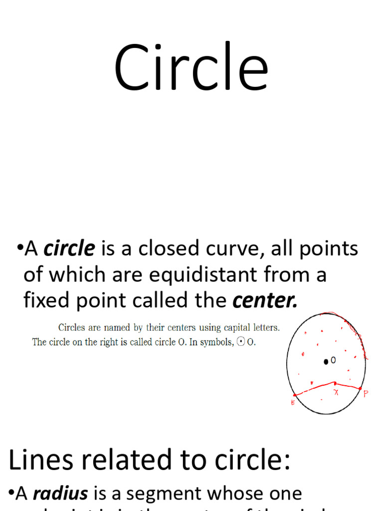 Circle | PDF | Circle | Angle