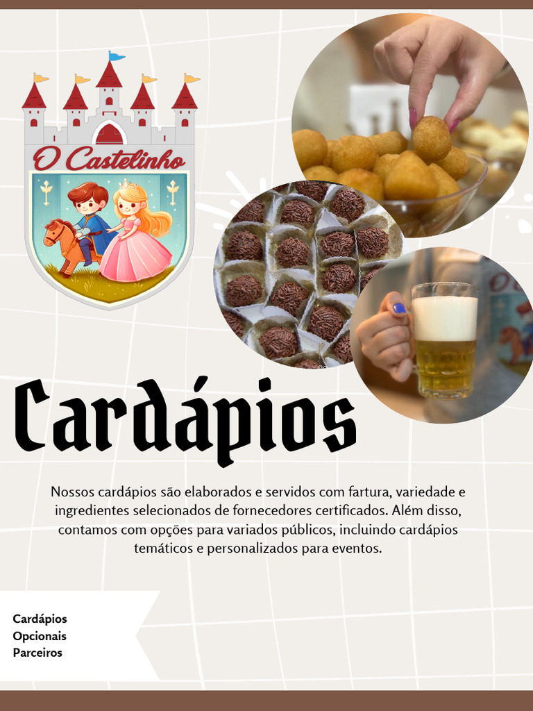 Cardápios Personalizados para Eventos | PDF