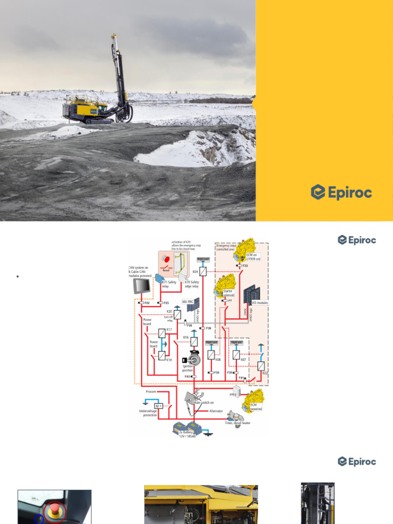 Electric System Epiroc SmartROC D65 | PDF | Relay | Switch