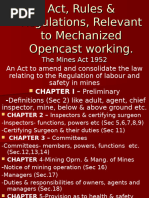 PNG Mining Safety Legislation Overview | PDF | Mining | Engines