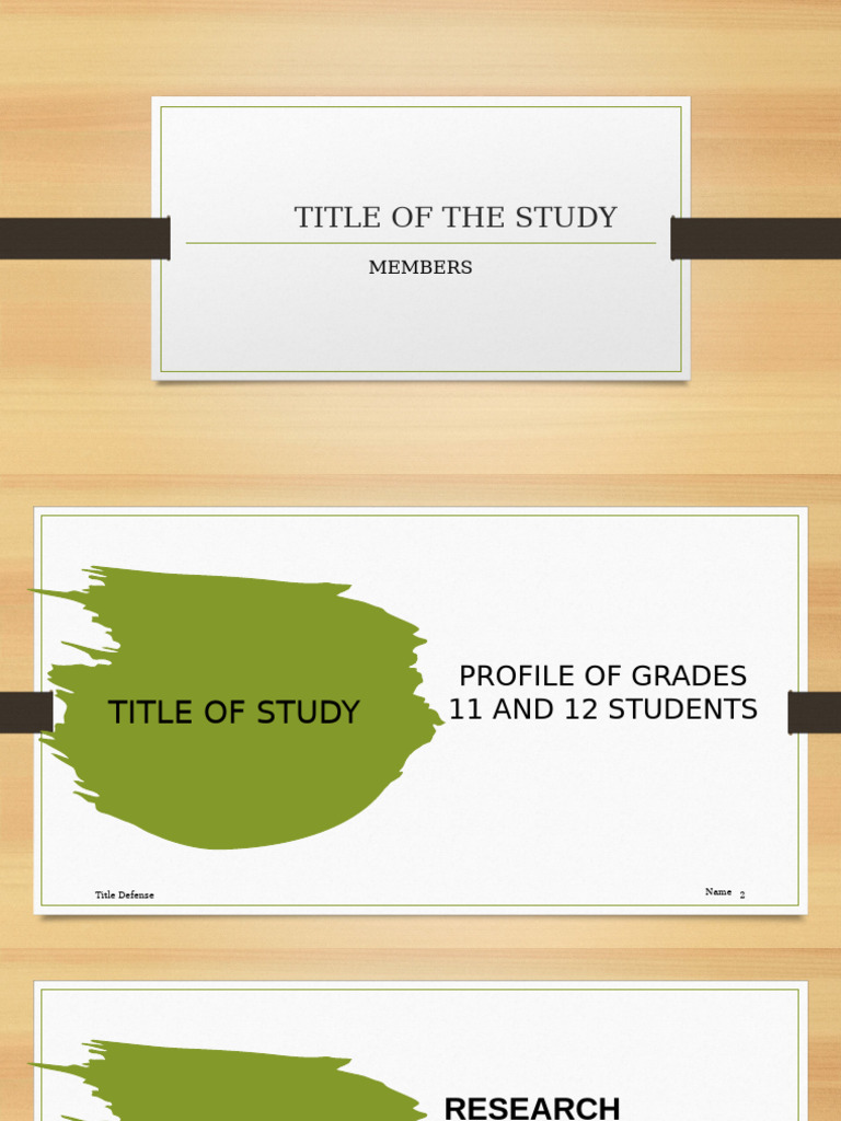 Defense PPT Format | PDF