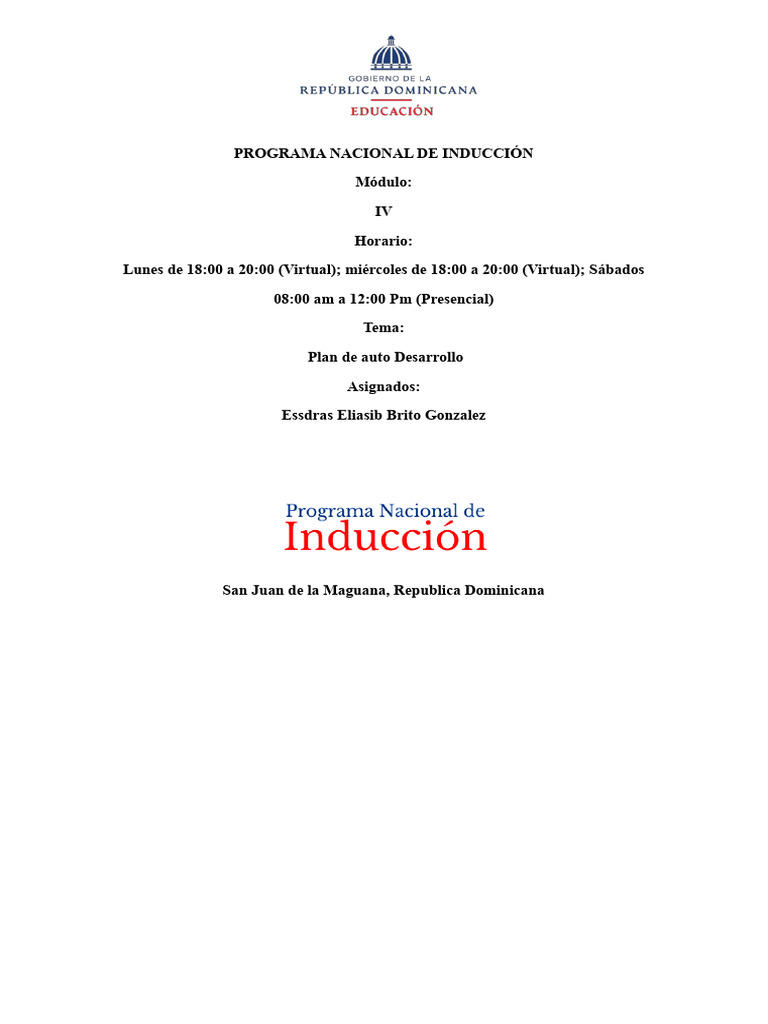 Brito TII Act 1 | PDF | Salón de clases | Aprendizaje
