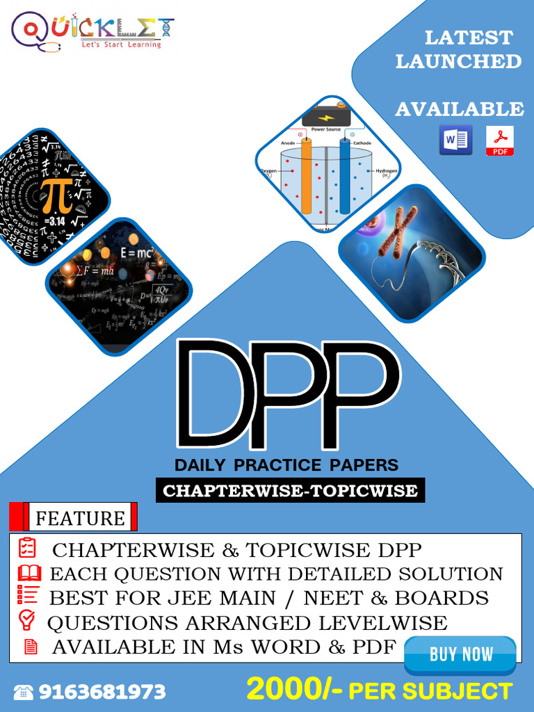 Solution-DPP-9163681973.. | PDF | Chemistry | Physical Chemistry