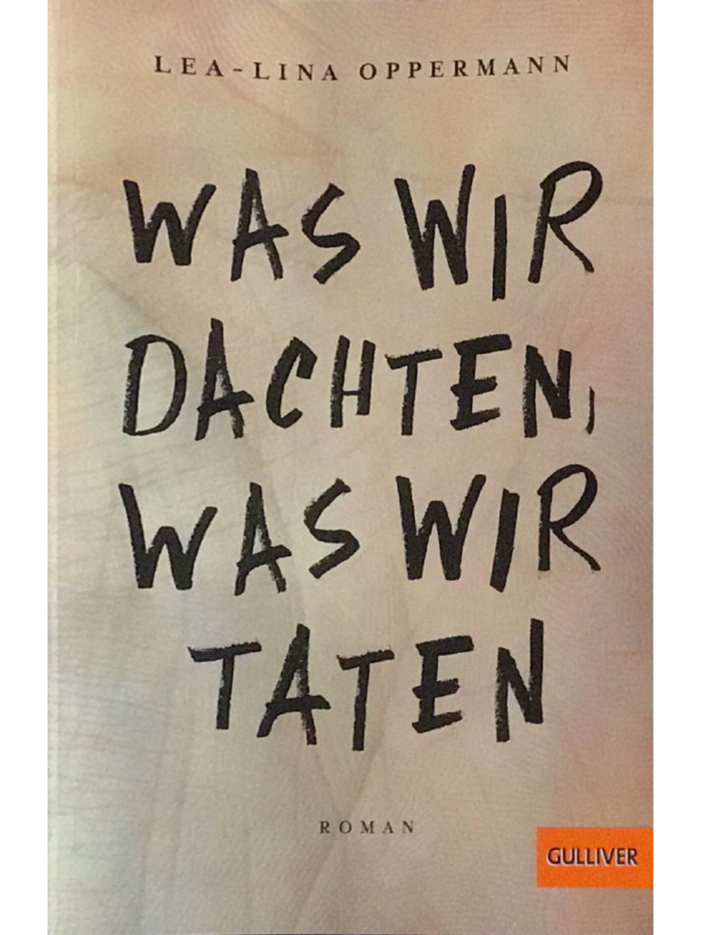 Was wir dachten, was wir taten | PDF