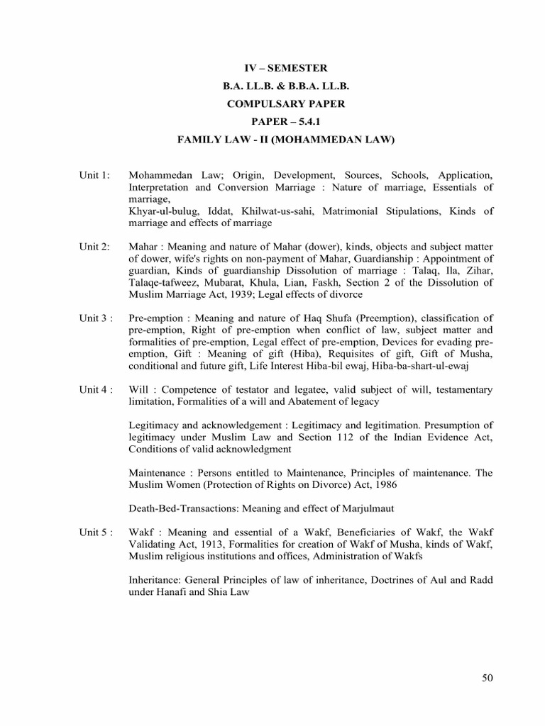 4th Sem Syllabus | PDF