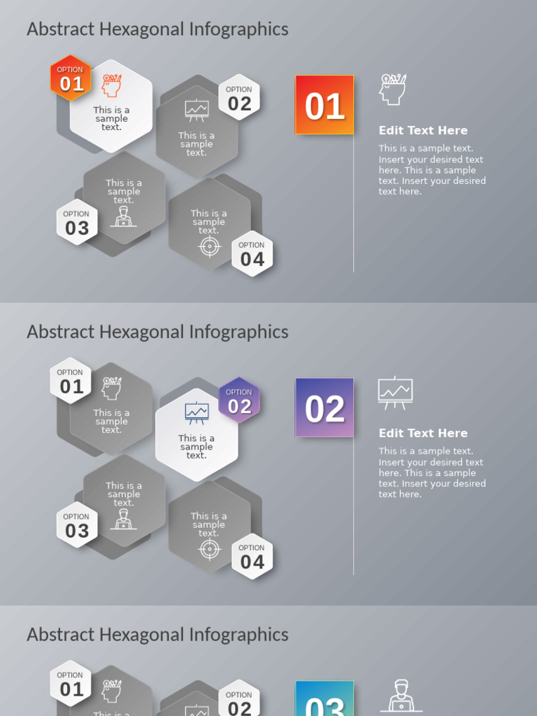 Abstract Hexagon Infographics 16x9 1 | PDF