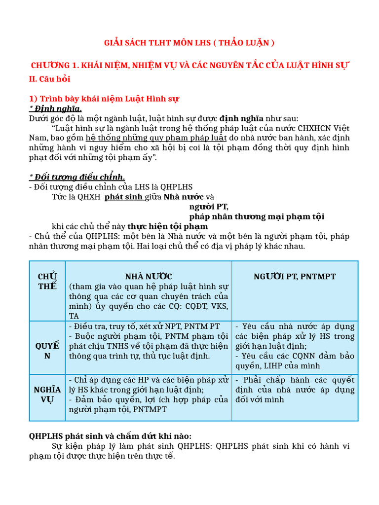 Giải TLHT + TL | PDF