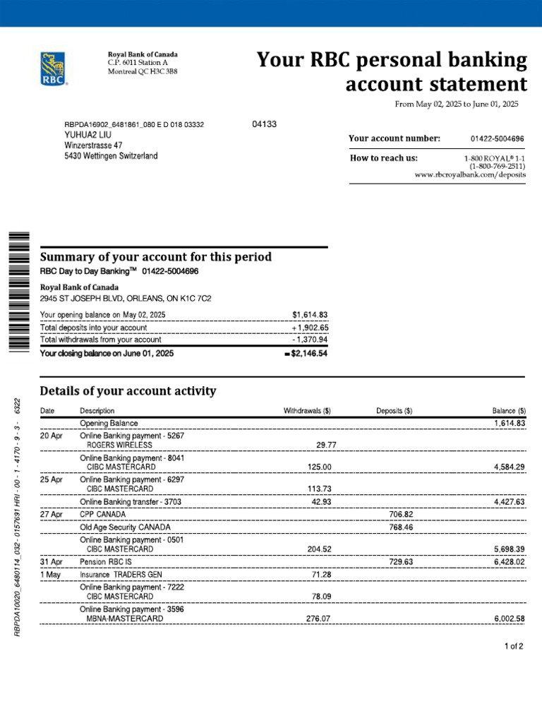 Yuhua2 Liu RBC | PDF