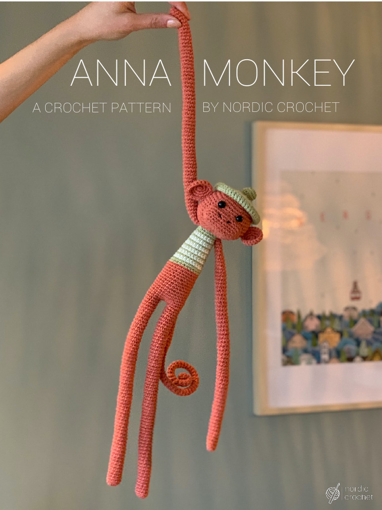 Anna Monkey Crochet PDF Pattern | PDF | Crochet | Folk Art