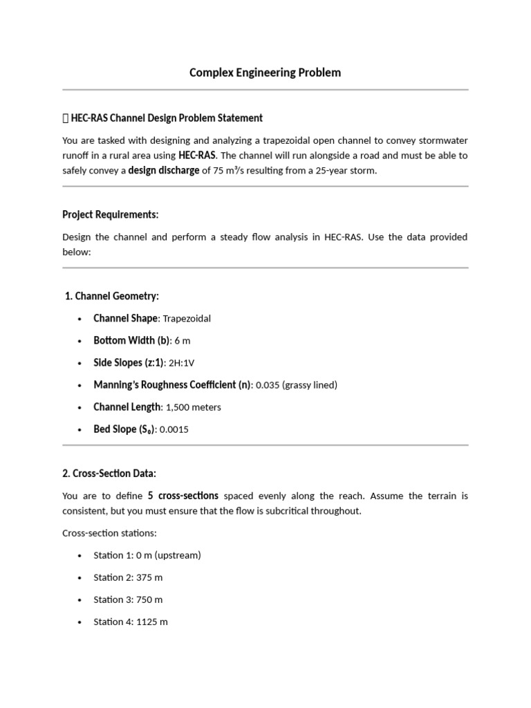 Complex Engineering Problem | PDF