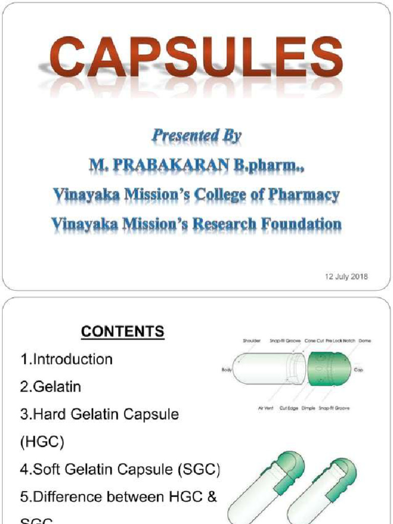 Capsules | PDF