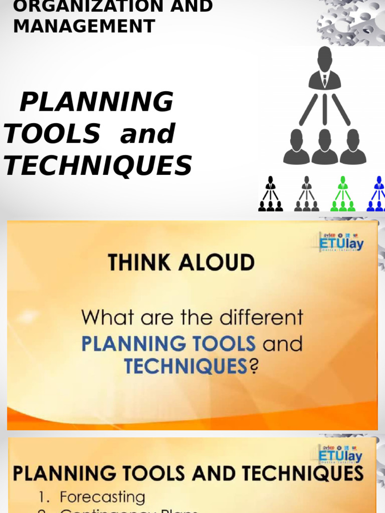 Planning Tools and Techniques | PDF