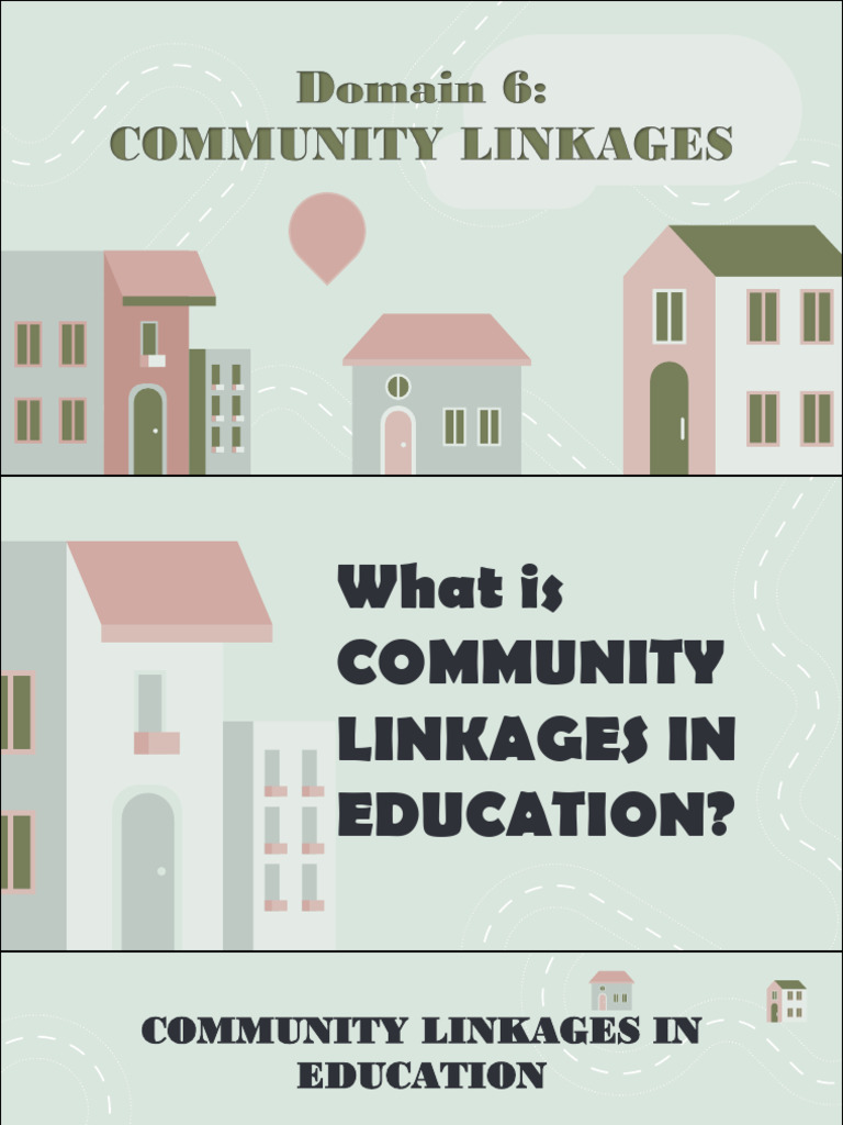 Enhancing Education Through Community Linkages | PDF