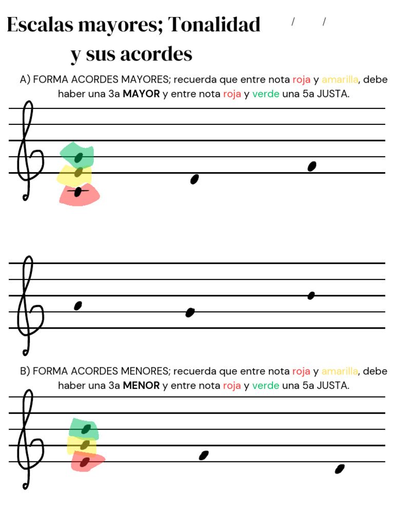 Acordes Solfeo 26 MARZO | PDF