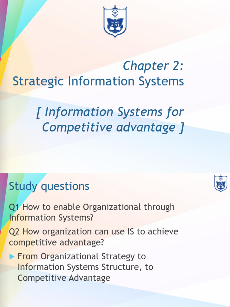 Strategic Information Systems Overview | PDF | Strategic Management ...