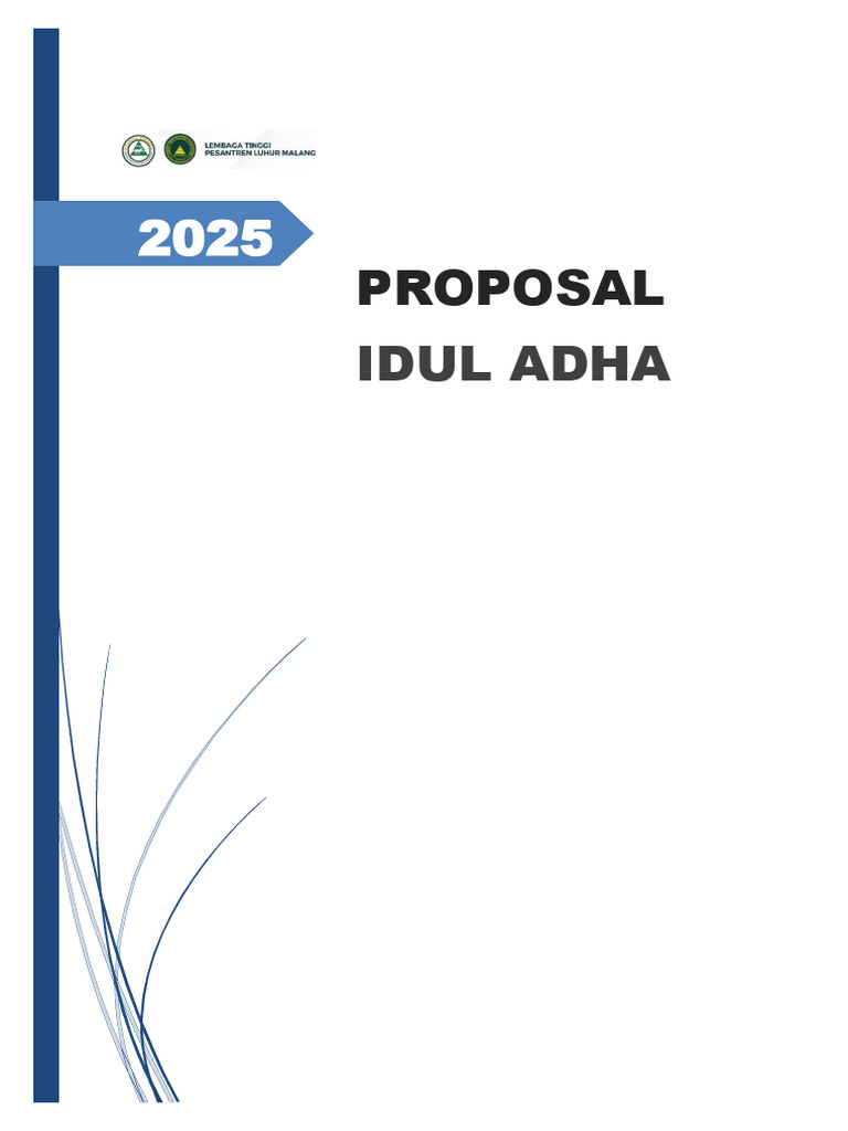 Proposal Idul Adha Pesantren Luhur 2025 | PDF