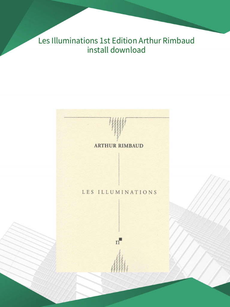 Les Illuminations 1st Edition Arthur Rimbaud PDF Download | PDF