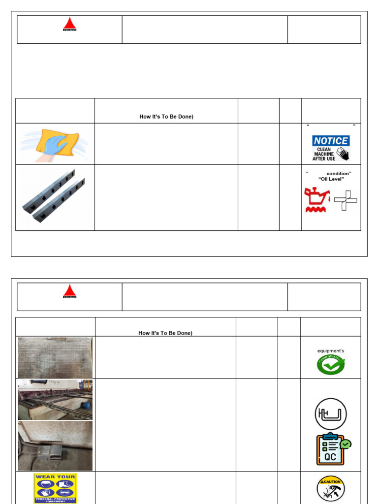 Shearing Machine Safety SOP | PDF