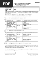 SBI Customer Request Form | PDF