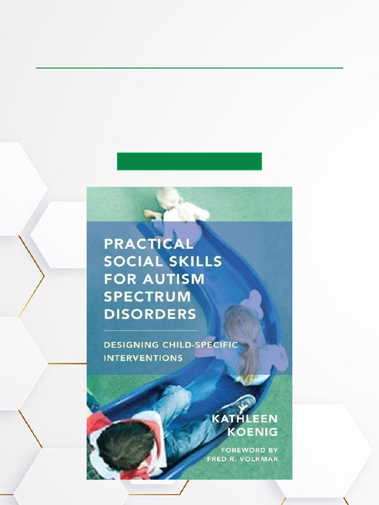 Practical Social Skills For Autism Spectrum Disorders Designing Child ...