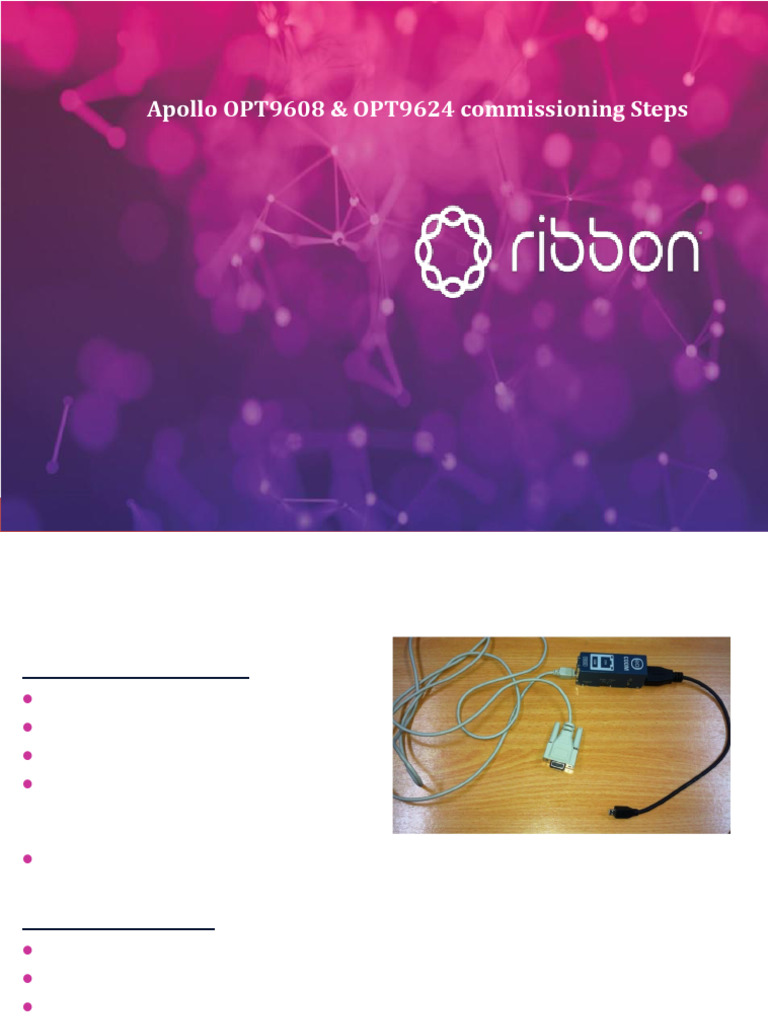 Apollo Commissioning Steps-OPT9608 & OPT9624 | PDF | File Transfer ...