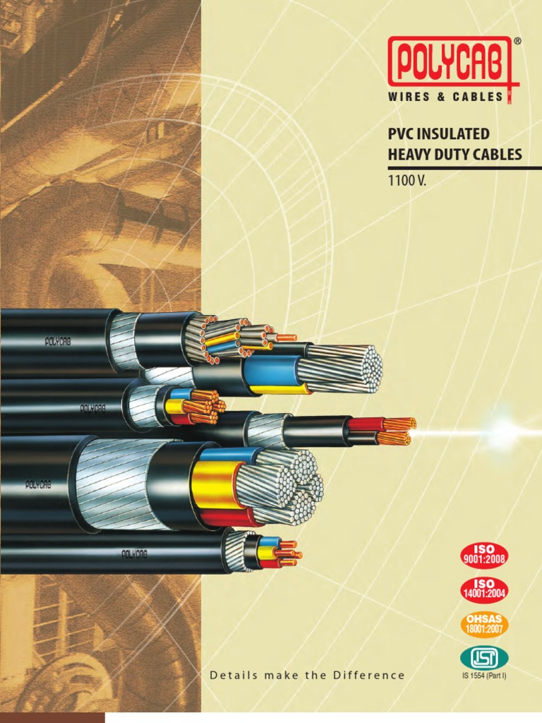 Polycab PVC | PDF | Cable | Electrical Conductor