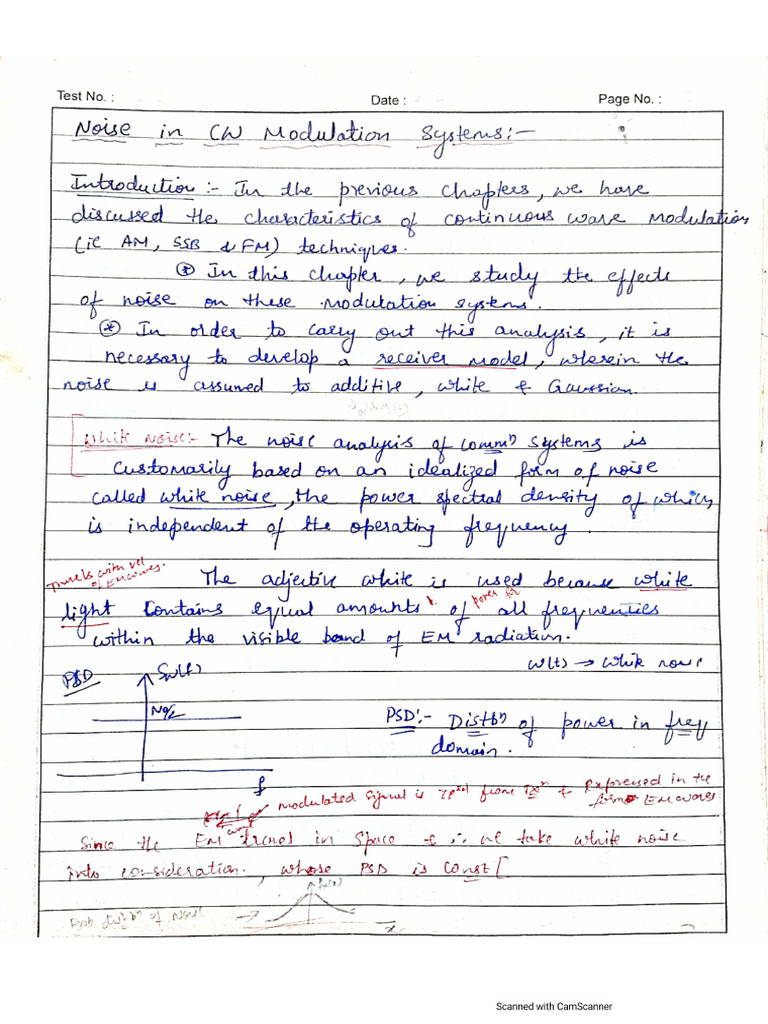 Unit 4 Noise | PDF