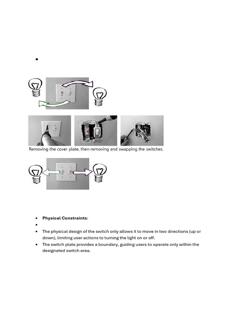 HCI Feedback and Constraints Examples | PDF