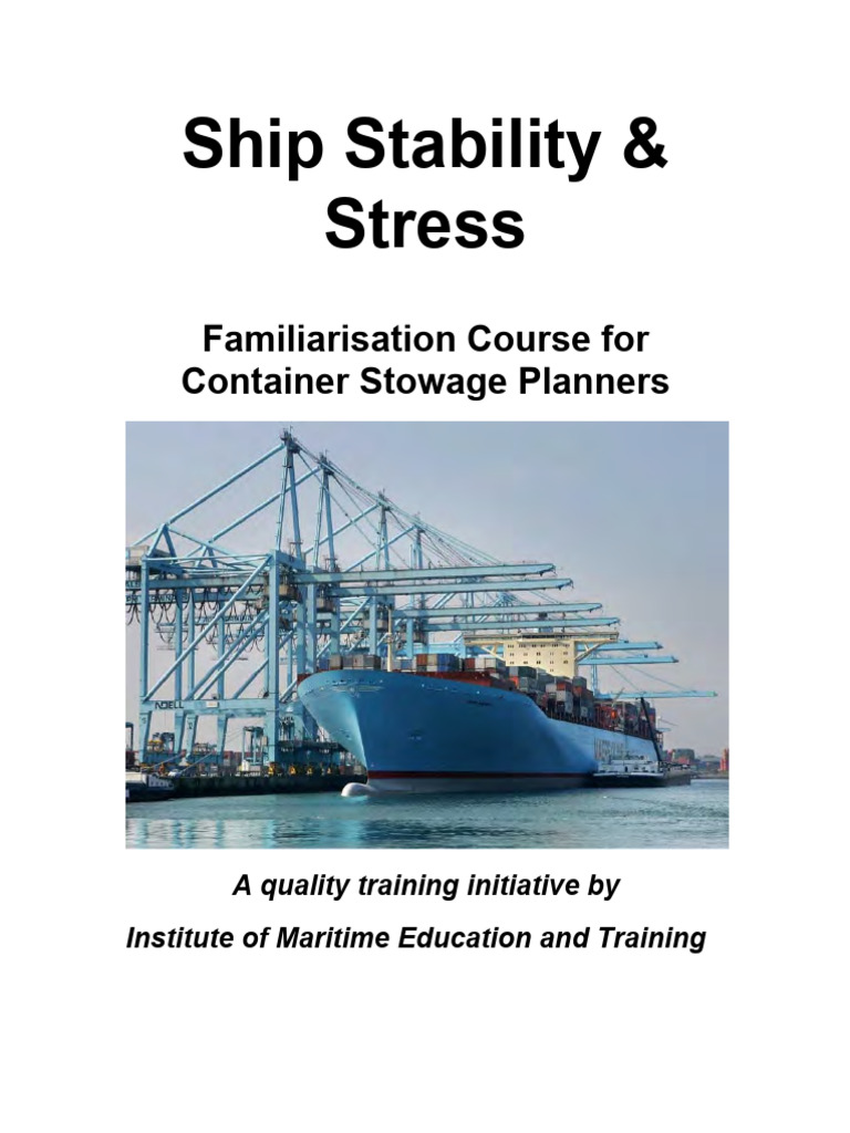 Brochure Container Ship Planners | PDF | Buoyancy | Ships