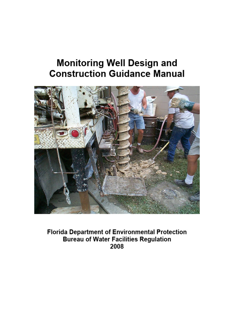 Monitoring Well Manual Formatted Final 2 | PDF | Casing (Borehole ...