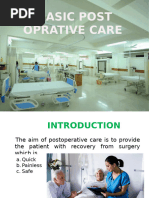 Postoperative Care Checklist for Nurses | PDF