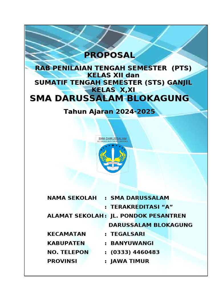 Cover Proposal Akm 2022-2023 | PDF