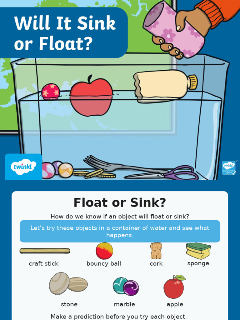 Will It Float or Sink Powerpoint Us S 162 | PDF | Buoyancy | Water
