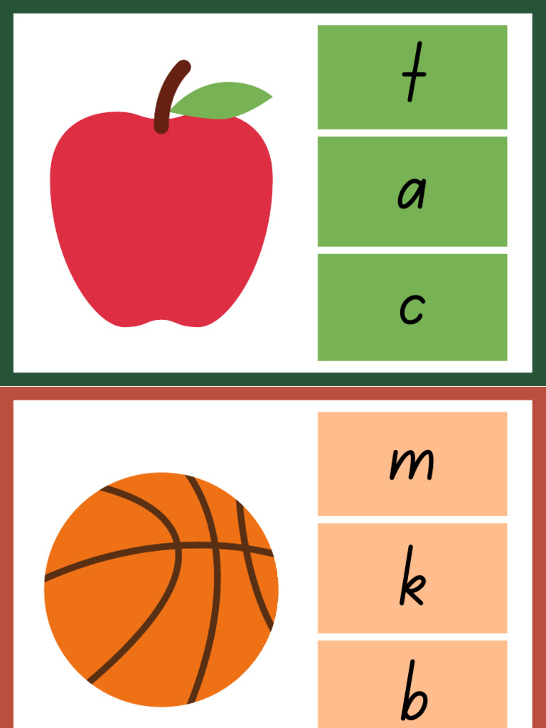 Initial Sound Peg Game | PDF