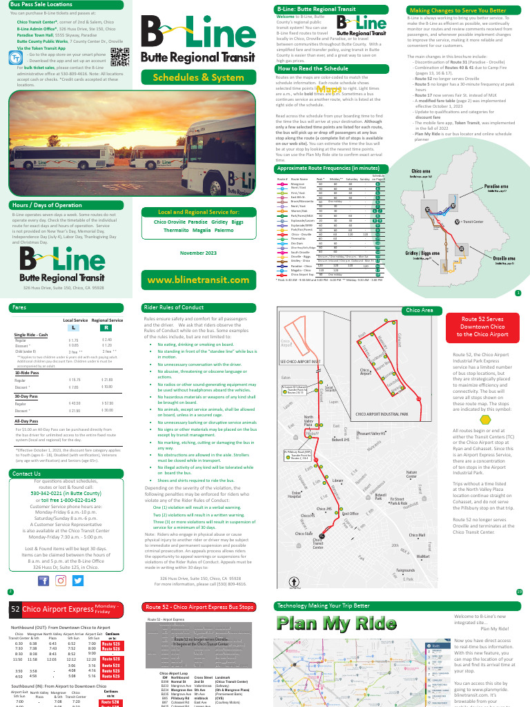 B-Line Brochure 111523 | PDF | Service Industries | Transport
